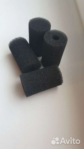 Губка фильтр для аквариума на входную трубку