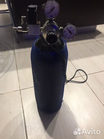 Балон со2 с редуктором и электромагнитным клапаном