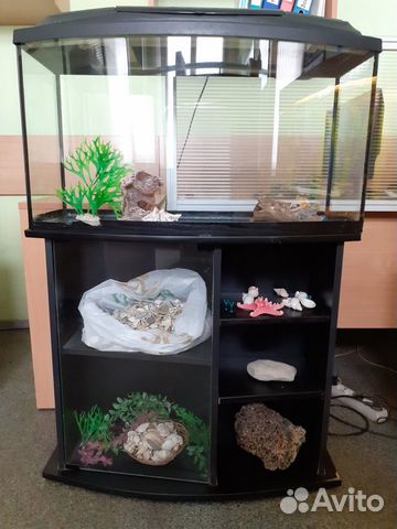 Аквариум 90 литров с тумбой