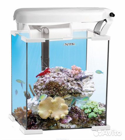 Морской аквaриум Aquael NanoReef 30 л, белый
