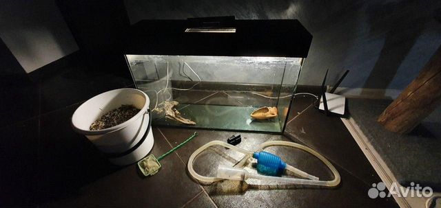 Аквариум 60л + все принадлежности