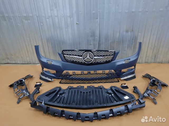 Бампер Передний Мерседес C 204 Рестайлинг амг купить в Москве MERCEDES ...